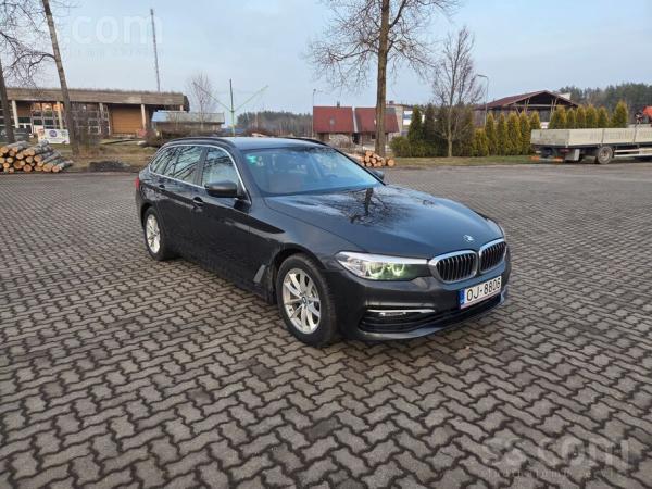 Grey BMW 518 2019 in Valmiera, with an engine capacity of 2.00 L and mileage of 267 thousand km for 18900 €, photo 4 on AUTOMOTO.COM.LV