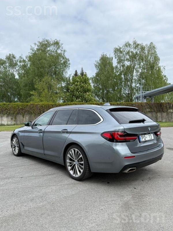 Grey BMW 518 2021 in Riga, with an engine capacity of 2.00 L and mileage of 195 thousand km for 22600 €, photo 6 on AUTOMOTO.COM.LV