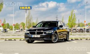 Grey BMW 518 2021 in Riga, with an engine capacity of 2.00 L and mileage of 182 thousand km for 21990 €, photo  on AUTOMOTO.COM.LV