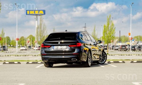Grey BMW 518 2021 in Riga, with an engine capacity of 2.00 L and mileage of 182 thousand km for 21990 €, photo 5 on AUTOMOTO.COM.LV