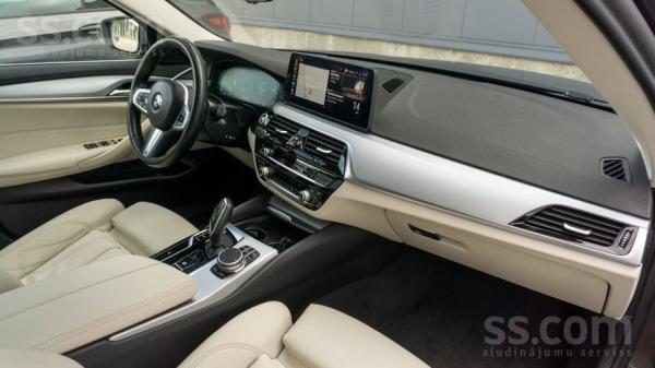 Grey BMW 518 2021 in Riga, with an engine capacity of 2.00 L and mileage of 182 thousand km for 21990 €, photo 10 on AUTOMOTO.COM.LV