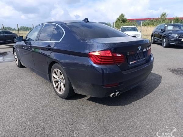BMW 518 2016 in Vilnius, with an engine capacity of 2.00 L and mileage of 239 thousand km for 9500 €, photo 4 on AUTOMOTO.COM.LV