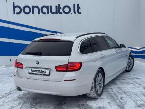 White BMW 518 2016 in Kaunas, with an engine capacity of 2.00 L and mileage of 301 thousand km for 10850 €, photo 3 on AUTOMOTO.COM.LV