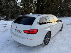 White BMW 518 2017 in Riga, with an engine capacity of 2.00 L and mileage of 393 thousand km for 7300 €, photo 2 on AUTOMOTO.COM.LV