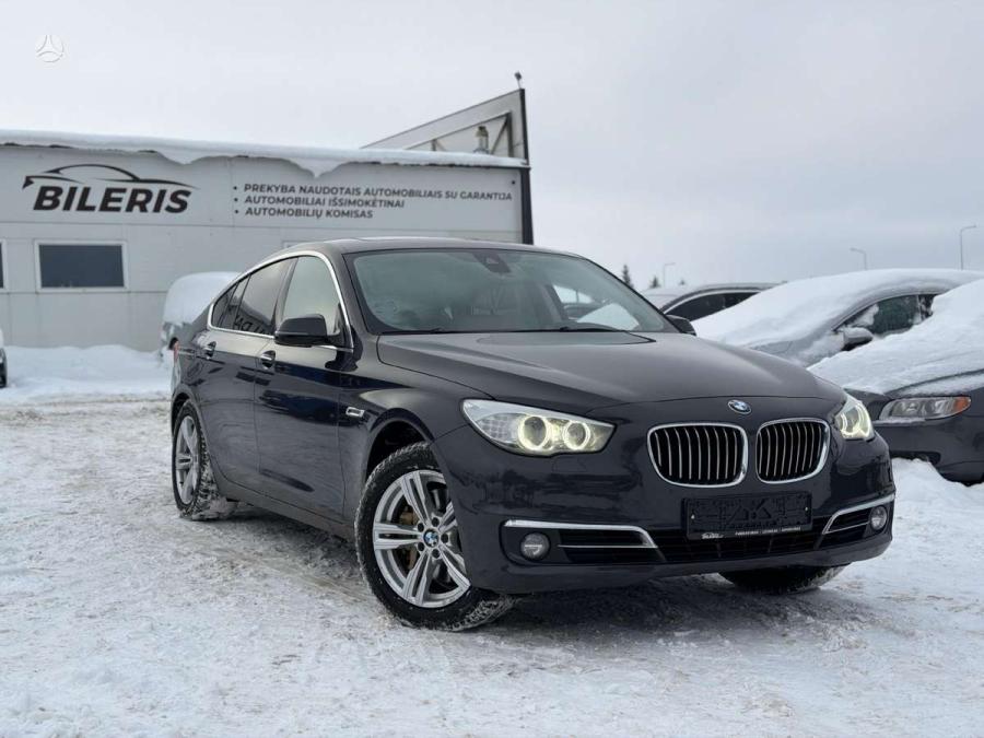 Black BMW 520 2014 in Utena, with an engine capacity of 2.00 L and mileage of 160 thousand km for 11990 €, photo 1 on AUTOMOTO.COM.LV