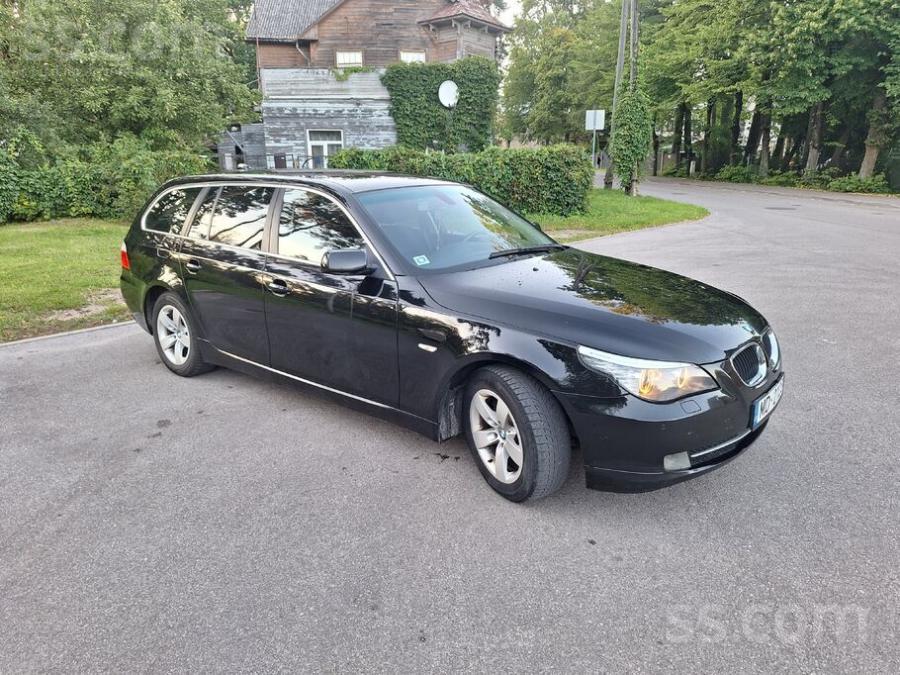 Черный БМВ 520 2008 в Юрмала, объемом двигателя 2.00 л и пробегом 280 тыс. км за 4800 €, фото 6 на AUTOMOTO.COM.LV