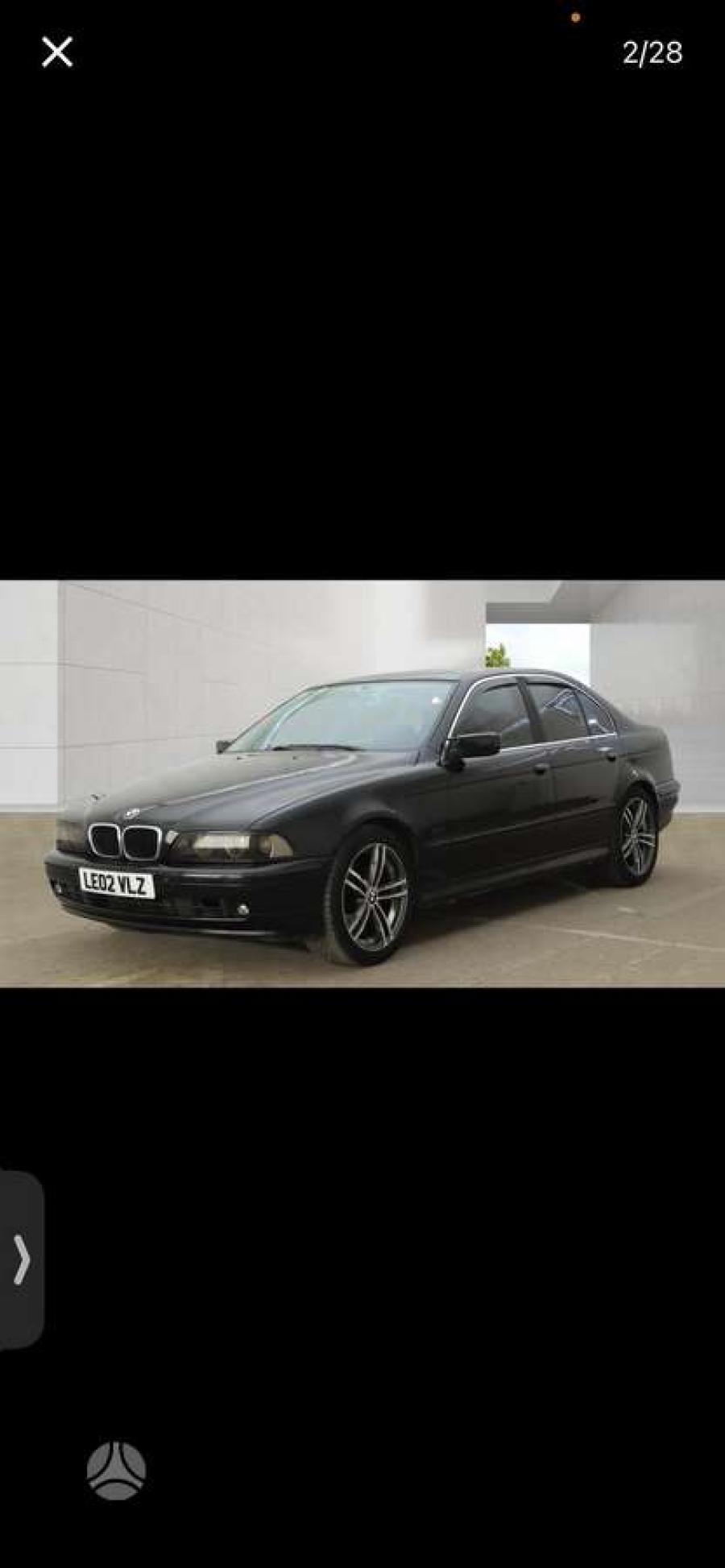 Black BMW 520 2002 in Silute, with an engine capacity of 2.17 L and mileage of 980 thousand km for 4000 €, photo 1 on AUTOMOTO.COM.LV