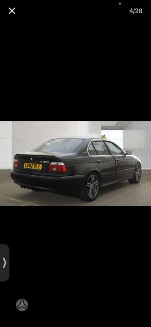 Black BMW 520 2002 in Silute, with an engine capacity of 2.17 L and mileage of 980 thousand km for 4000 €, photo 4 on AUTOMOTO.COM.LV