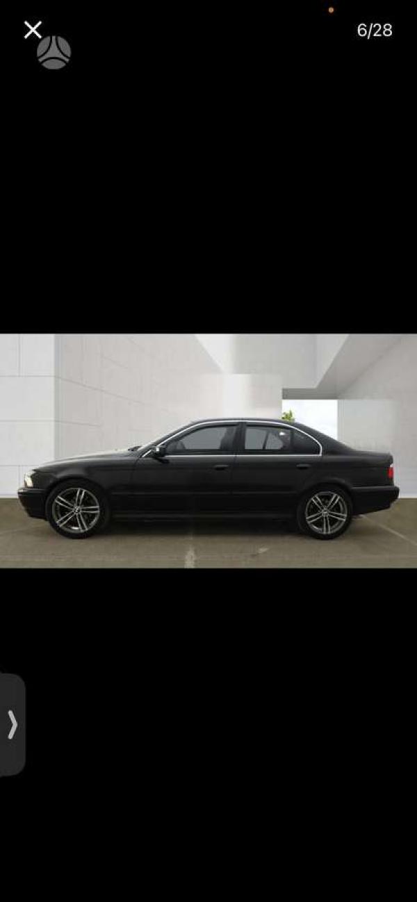 Black BMW 520 2002 in Silute, with an engine capacity of 2.17 L and mileage of 980 thousand km for 4000 €, photo 5 on AUTOMOTO.COM.LV