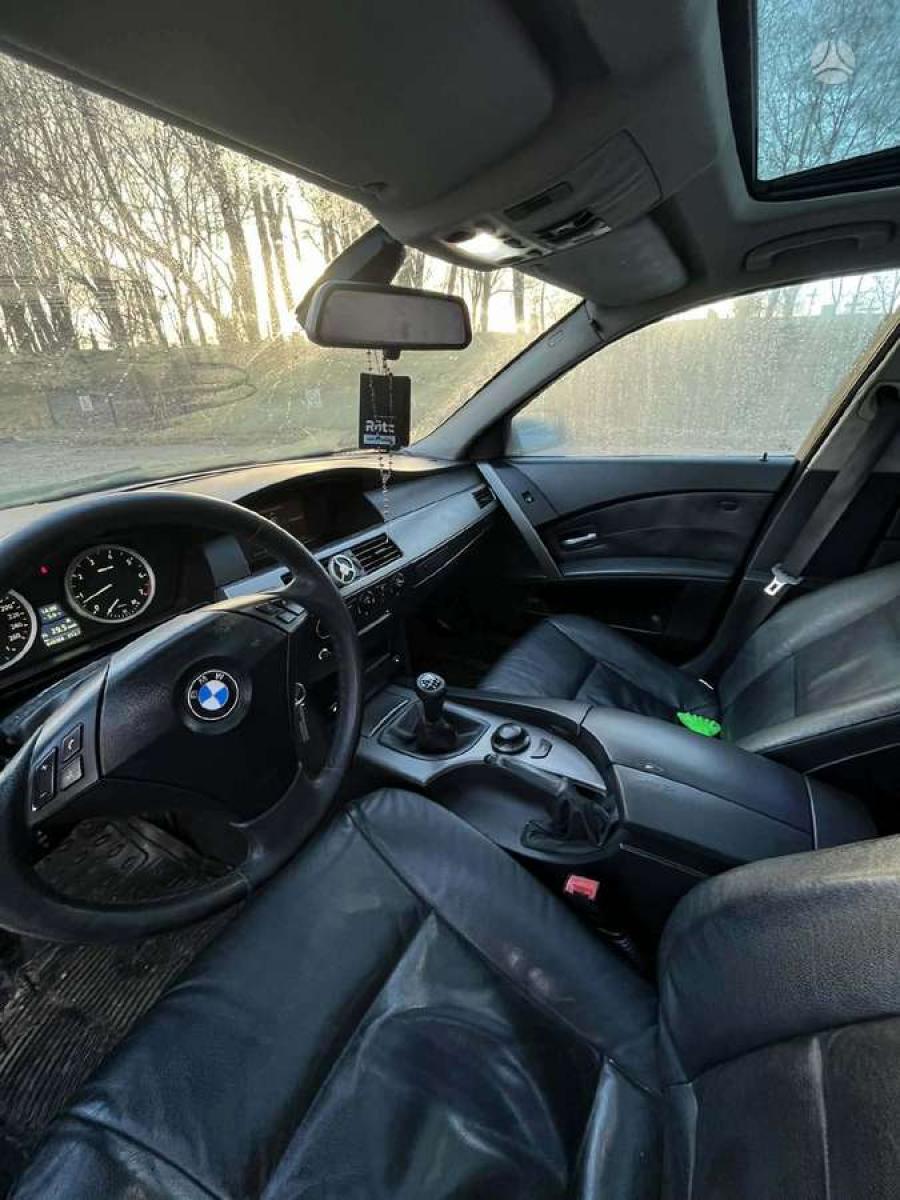 Melns BMW 520 2003 Kazlų Rūda, ar dzinēja tilpumu 2.17 L un nobraukumu 431 tūkst. km par 1500 €, foto 8 vietnē AUTOMOTO.COM.LV