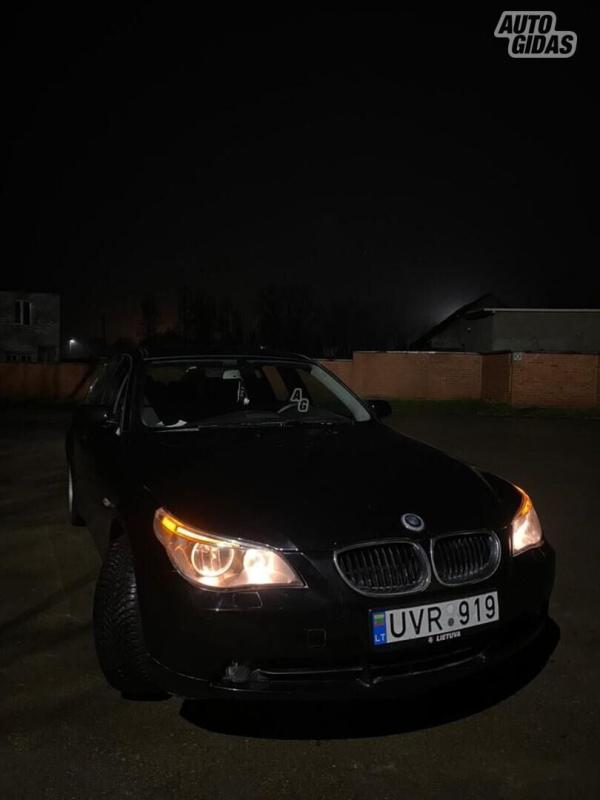 Black BMW 520 2003 in Panevezys, with an engine capacity of 2.20 L and mileage of 318 thousand km for 2400 €, photo 2 on AUTOMOTO.COM.LV