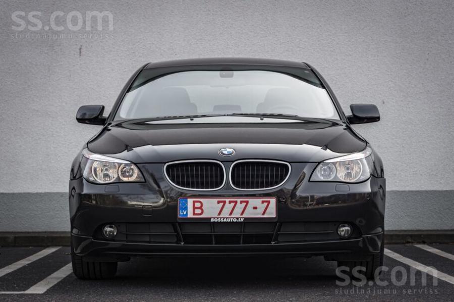 Black BMW 520 2003 in Riga, with an engine capacity of 2.20 L and mileage of 127 thousand km for 6500 €, photo 3 on AUTOMOTO.COM.LV