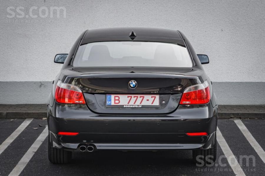 Black BMW 520 2003 in Riga, with an engine capacity of 2.20 L and mileage of 127 thousand km for 6500 €, photo 6 on AUTOMOTO.COM.LV