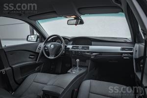 Black BMW 520 2003 in Riga, with an engine capacity of 2.20 L and mileage of 127 thousand km for 6500 €, photo 12 on AUTOMOTO.COM.LV