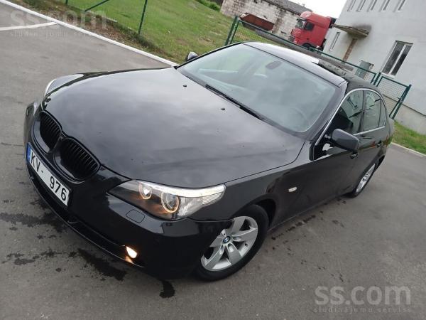 Melns BMW 520 2003 Ludza, ar dzinēja tilpumu 2.20 L un nobraukumu 306 tūkst. km par 3750 €, foto 1 vietnē AUTOMOTO.COM.LV