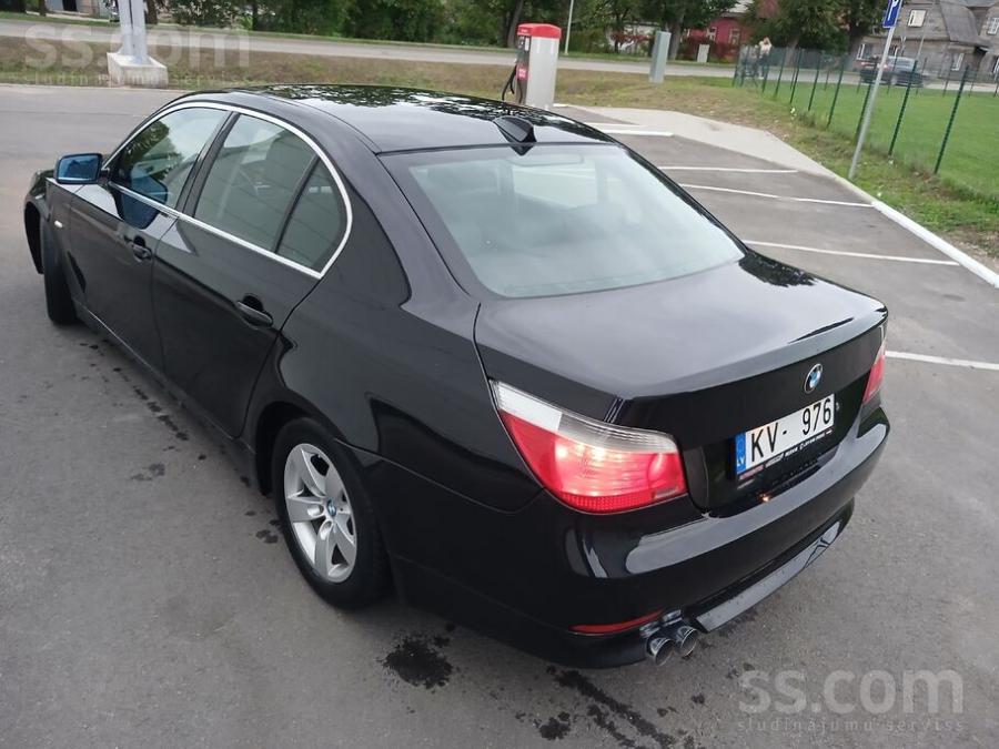Melns BMW 520 2003 Ludza, ar dzinēja tilpumu 2.20 L un nobraukumu 306 tūkst. km par 3750 €, foto 5 vietnē AUTOMOTO.COM.LV