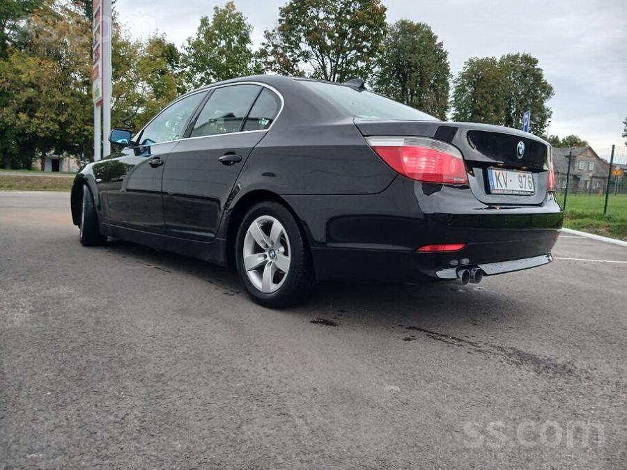 Melns BMW 520 2003 Ludza, ar dzinēja tilpumu 2.20 L un nobraukumu 306 tūkst. km par 3750 €, foto 6 vietnē AUTOMOTO.COM.LV