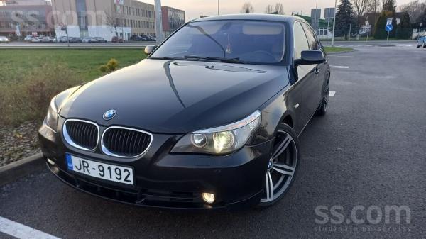 Melns BMW 520 2004 Jelgava, ar dzinēja tilpumu 2.20 L un nobraukumu 321 tūkst. km par 3500 €, foto 2 vietnē AUTOMOTO.COM.LV