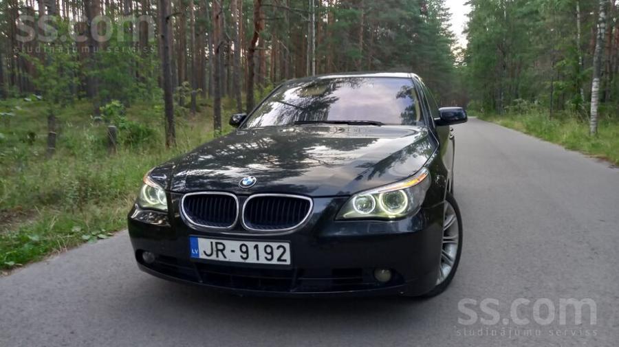 Melns BMW 520 2004 Jelgava, ar dzinēja tilpumu 2.20 L un nobraukumu 321 tūkst. km par 3500 €, foto 13 vietnē AUTOMOTO.COM.LV