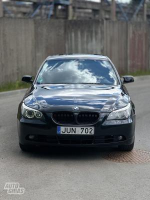 Black BMW 520 2004 in Jurbarkas, with an engine capacity of 2.20 L and mileage of 243 thousand km for 2600 €, photo 3 on AUTOMOTO.COM.LV