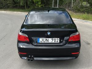 Black BMW 520 2004 in Jurbarkas, with an engine capacity of 2.20 L and mileage of 243 thousand km for 2600 €, photo 5 on AUTOMOTO.COM.LV