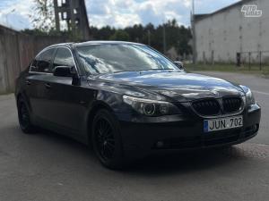 Black BMW 520 2004 in Jurbarkas, with an engine capacity of 2.20 L and mileage of 243 thousand km for 2600 €, photo 7 on AUTOMOTO.COM.LV
