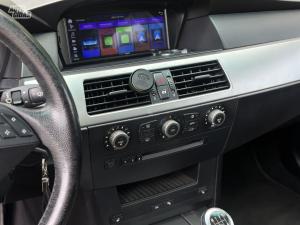 Black BMW 520 2004 in Jurbarkas, with an engine capacity of 2.20 L and mileage of 243 thousand km for 2600 €, photo 12 on AUTOMOTO.COM.LV