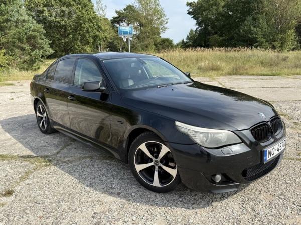 Черный БМВ 520 2004 в Рига, объемом двигателя 2.20 л и пробегом 279 тыс. км за 4500 €, фото 1 на AUTOMOTO.COM.LV