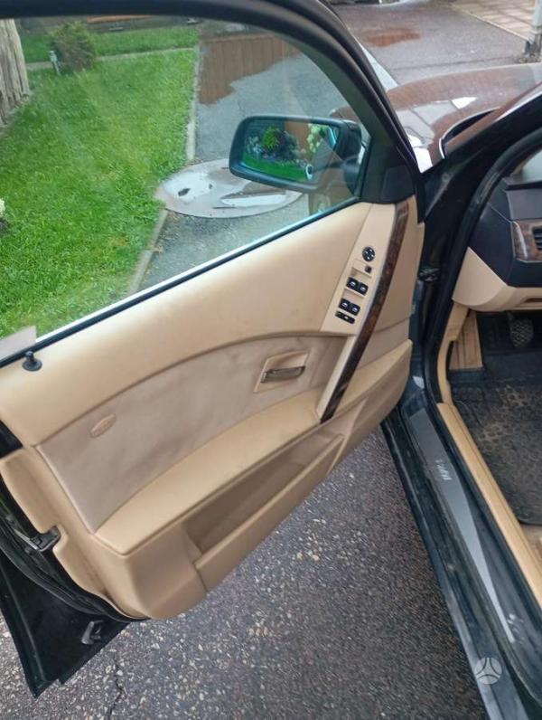 Black BMW 520 2004 in Panevezys, with an engine capacity of 2.17 L and mileage of 250 thousand km for 2000 €, photo 7 on AUTOMOTO.COM.LV