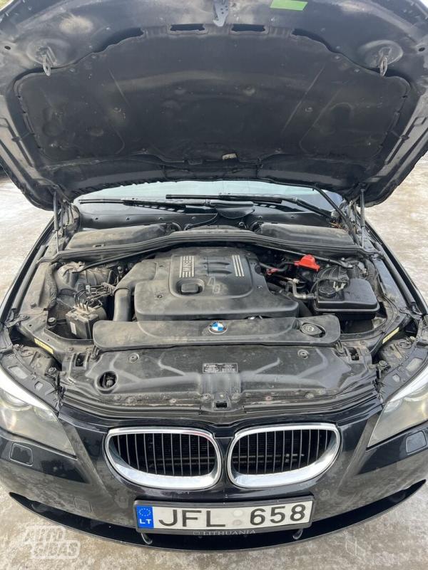 Melns BMW 520 2005 Viļņa, ar dzinēja tilpumu 2.00 L un nobraukumu 335 tūkst. km par 2500 €, foto 6 vietnē AUTOMOTO.COM.LV