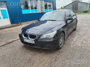 Black BMW 520 2006 in Daugavpils, with an engine capacity of 2.00 L and mileage of 537 thousand km for 2300 €, photo  on AUTOMOTO.COM.LV