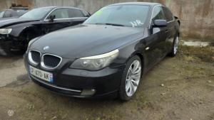 Melns BMW 520 2007 Panevēža, ar dzinēja tilpumu 2.00 L un nobraukumu 247 tūkst. km par 2500 €, foto  vietnē AUTOMOTO.COM.LV