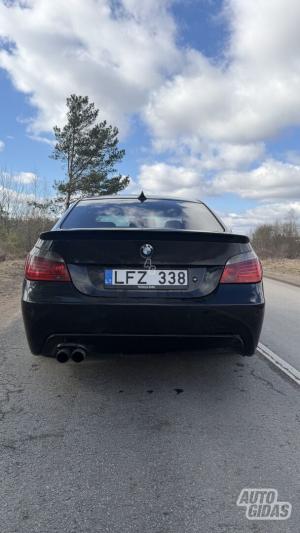 Black BMW 520 2007 in Vilnius, with an engine capacity of 2.00 L and mileage of 400 thousand km for 2300 €, photo 4 on AUTOMOTO.COM.LV