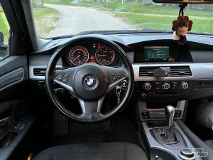 Black BMW 520 2007 in Ariogala, with an engine capacity of 2.00 L and mileage of 701 thousand km for 2250 €, photo 6 on AUTOMOTO.COM.LV