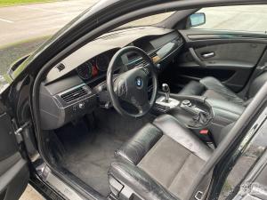 Black BMW 520 2007 in Telschi, with an engine capacity of 2.00 L and mileage of 453 thousand km for 3100 €, photo 11 on AUTOMOTO.COM.LV