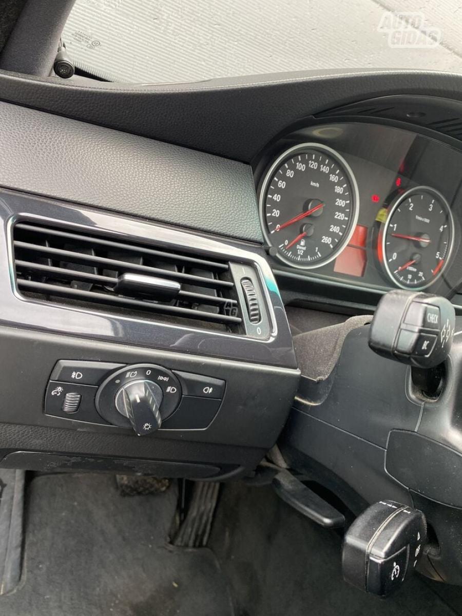 Black BMW 520 2007 in Telschi, with an engine capacity of 2.00 L and mileage of 453 thousand km for 3100 €, photo 18 on AUTOMOTO.COM.LV