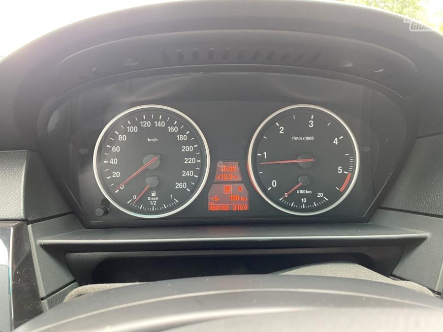 Black BMW 520 2007 in Telschi, with an engine capacity of 2.00 L and mileage of 453 thousand km for 3100 €, photo 19 on AUTOMOTO.COM.LV