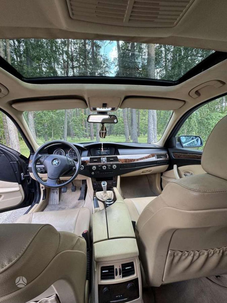 Melns BMW 520 2007 Marijampole, ar dzinēja tilpumu 2.00 L un nobraukumu 400 tūkst. km par 3400 €, foto 22 vietnē AUTOMOTO.COM.LV