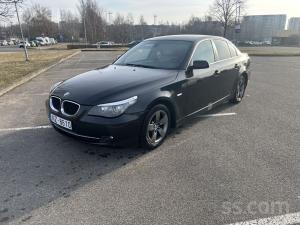 Black BMW 520 2007 in Ogre, with an engine capacity of 2.00 L and mileage of 343 thousand km for 3000 €, photo 3 on AUTOMOTO.COM.LV