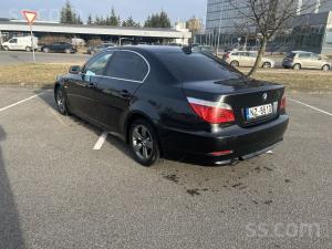 Black BMW 520 2007 in Ogre, with an engine capacity of 2.00 L and mileage of 343 thousand km for 3000 €, photo 5 on AUTOMOTO.COM.LV