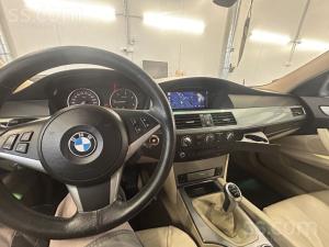 Black BMW 520 2007 in Ogre, with an engine capacity of 2.00 L and mileage of 343 thousand km for 3000 €, photo 7 on AUTOMOTO.COM.LV