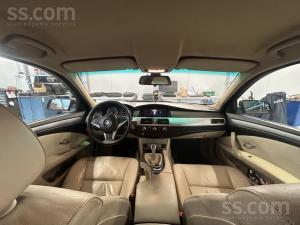 Black BMW 520 2007 in Ogre, with an engine capacity of 2.00 L and mileage of 343 thousand km for 3000 €, photo 8 on AUTOMOTO.COM.LV