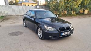 Black BMW 520 2007 in Kaunas, with an engine capacity of 2.00 L and mileage of 365 thousand km for 2399 €, photo 3 on AUTOMOTO.COM.LV