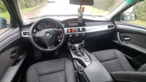 Black BMW 520 2007 in Kaunas, with an engine capacity of 2.00 L and mileage of 365 thousand km for 2399 €, photo 7 on AUTOMOTO.COM.LV