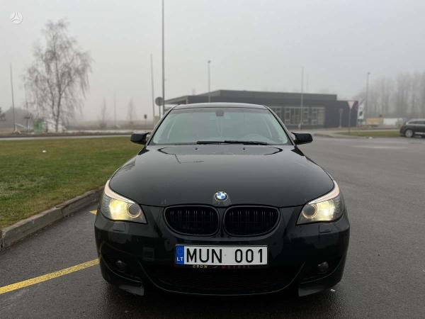 Melns BMW 520 2008 Viļņa, ar dzinēja tilpumu 2.00 L un nobraukumu 402 tūkst. km par 4500 €, foto 2 vietnē AUTOMOTO.COM.LV