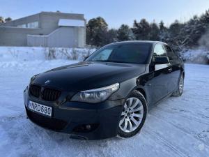 Black BMW 520 2008 in Vilnius, with an engine capacity of 2.00 L and mileage of 391 thousand km for 4900 €, photo  on AUTOMOTO.COM.LV