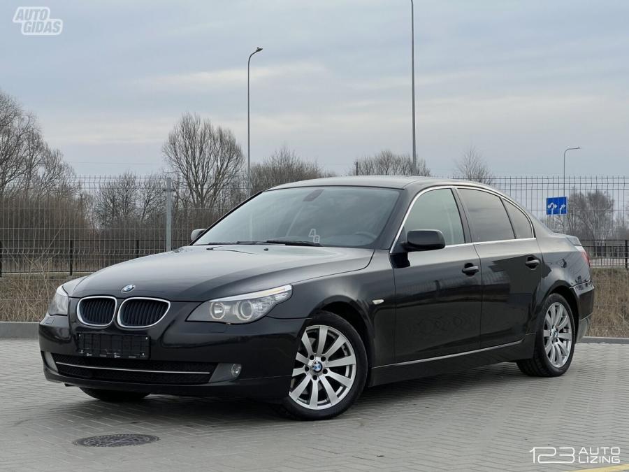 Melns BMW 520 2008 Tauragė, ar dzinēja tilpumu 2.00 L un nobraukumu 280 tūkst. km par 4600 €, foto 1 vietnē AUTOMOTO.COM.LV