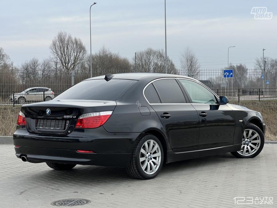 Melns BMW 520 2008 Tauragė, ar dzinēja tilpumu 2.00 L un nobraukumu 280 tūkst. km par 4600 €, foto 10 vietnē AUTOMOTO.COM.LV