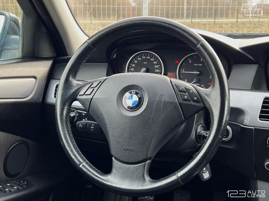 Melns BMW 520 2008 Tauragė, ar dzinēja tilpumu 2.00 L un nobraukumu 280 tūkst. km par 4600 €, foto 18 vietnē AUTOMOTO.COM.LV