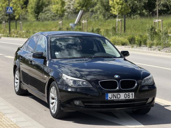 Melns BMW 520 2008 Viļņa, ar dzinēja tilpumu 2.00 L un nobraukumu 230 tūkst. km par 3290 €, foto 1 vietnē AUTOMOTO.COM.LV